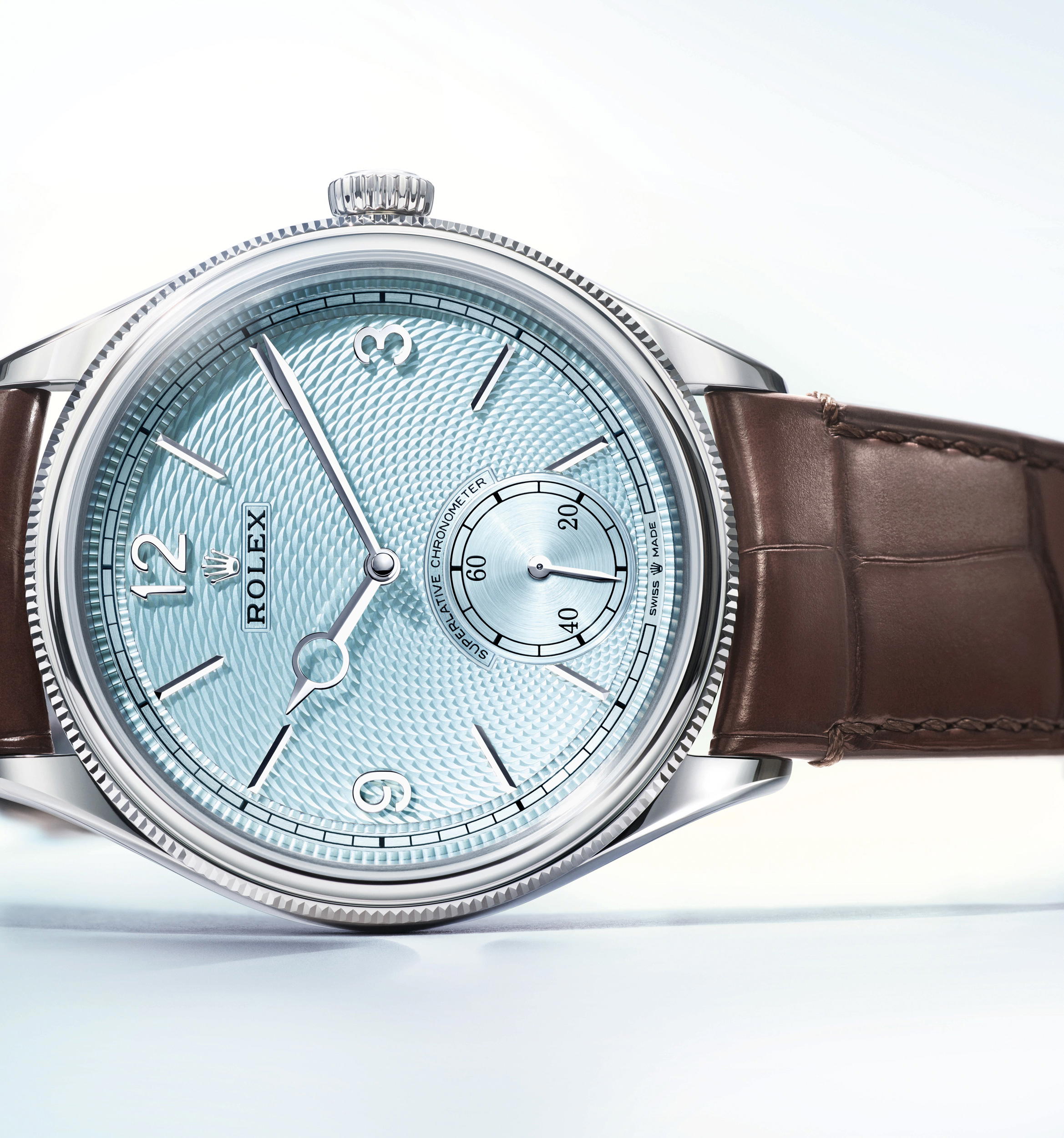 The New Rolex Perpetual 1908 Is An Icy Blue Masterpiece | a+ Singapore